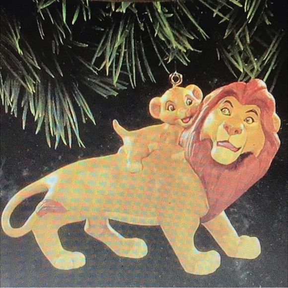 Hallmark | Holiday | 994 Hallmark Mufasa And Simba Lion King Christmas ...